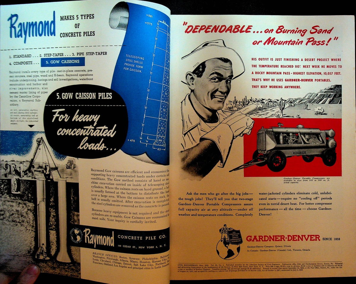Civil Engineering Magazine May 1950 Columbia Basin Project – Papergoy