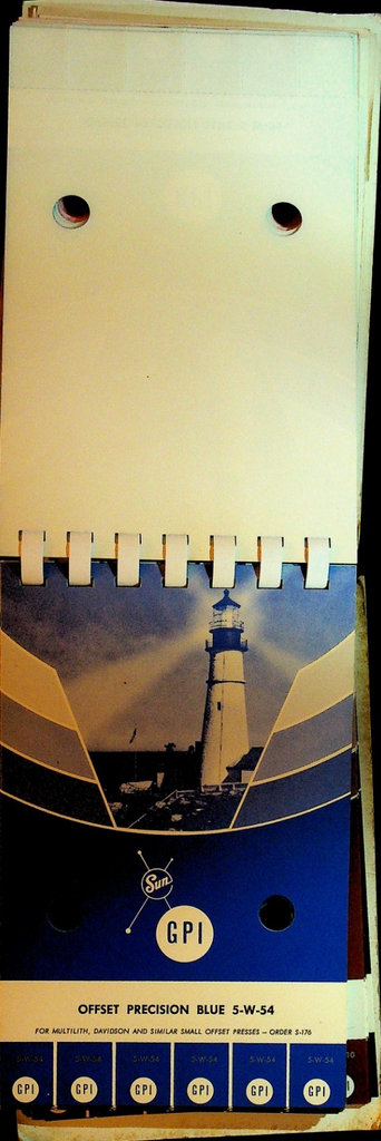 GPI General Printing Ink Company Color Guide 1960s – Papergoy