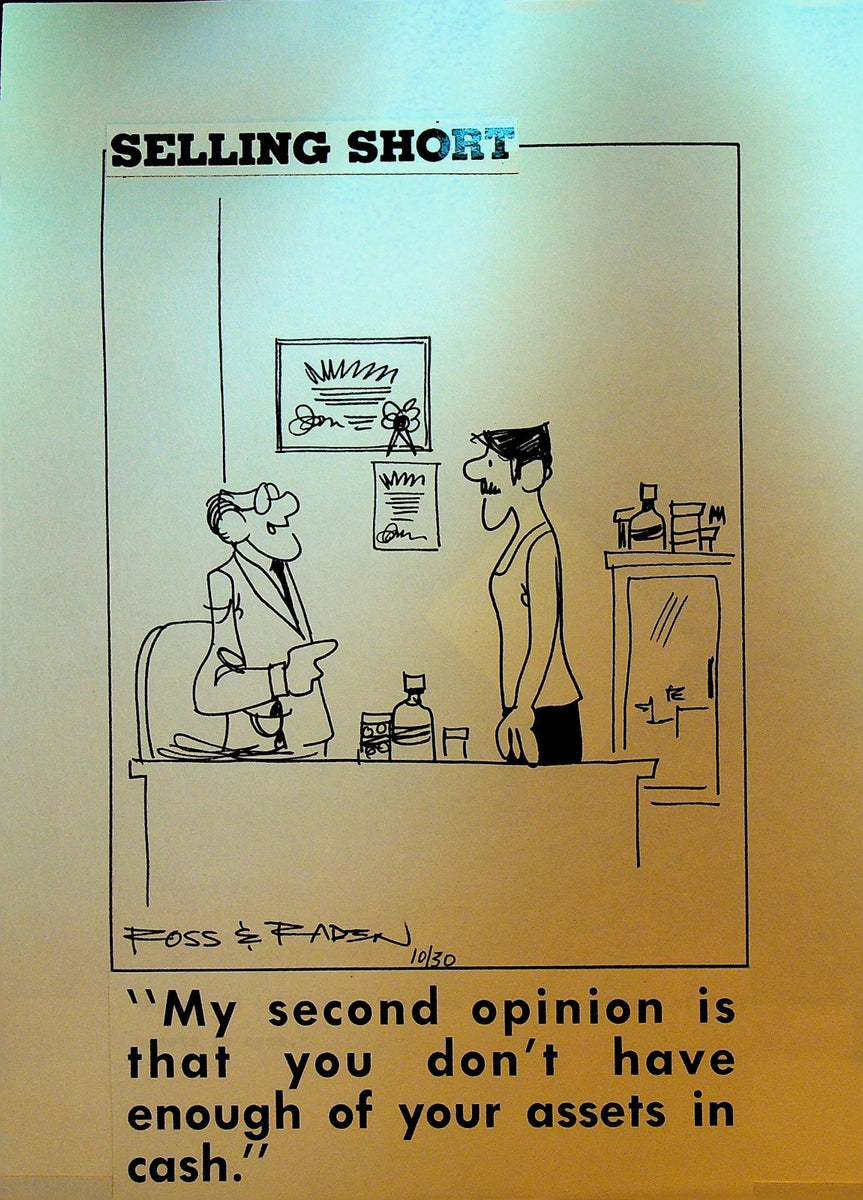 Selling Short Original Comic Strip Art 1980s Second Opinion Assets in ...