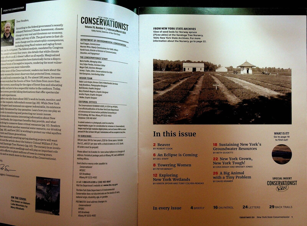 New York State Conservationist Magazine February 2024 Solar Eclipse Fi ...