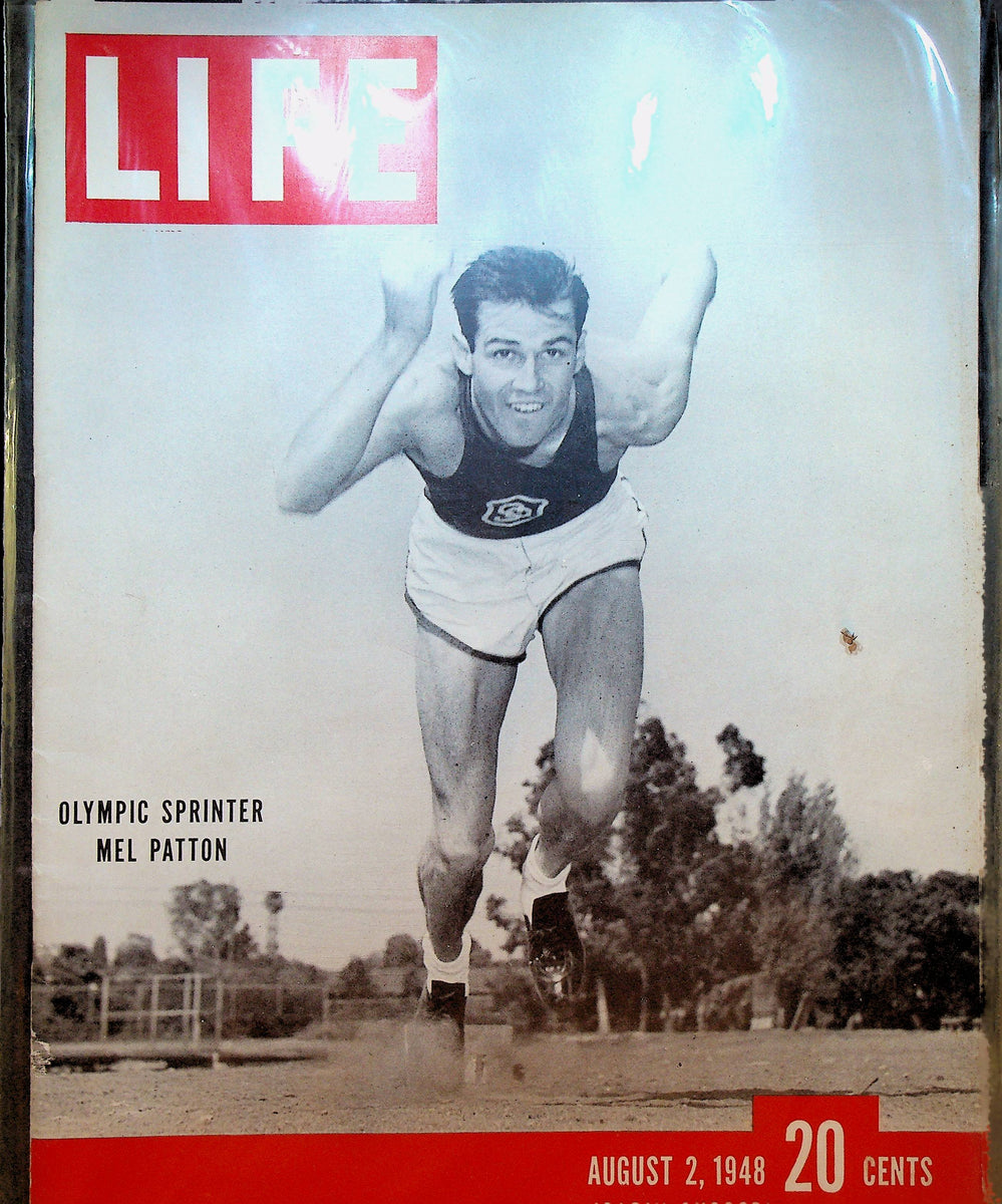 Life Magazine August 2 1948 Mel Patton Olympic Sprinter – Papergoy