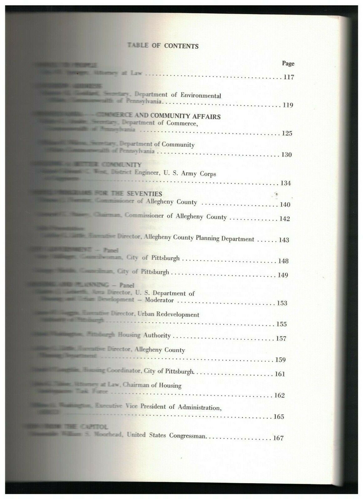 Official Proceedings What About Pittsburgh TRIAD 1972 SC Book Pennsylv ...