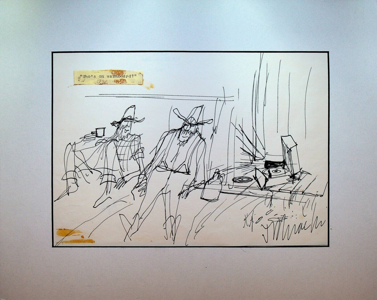 Country Men Listening Record Player Washboard Original Art Joseph Mira ...