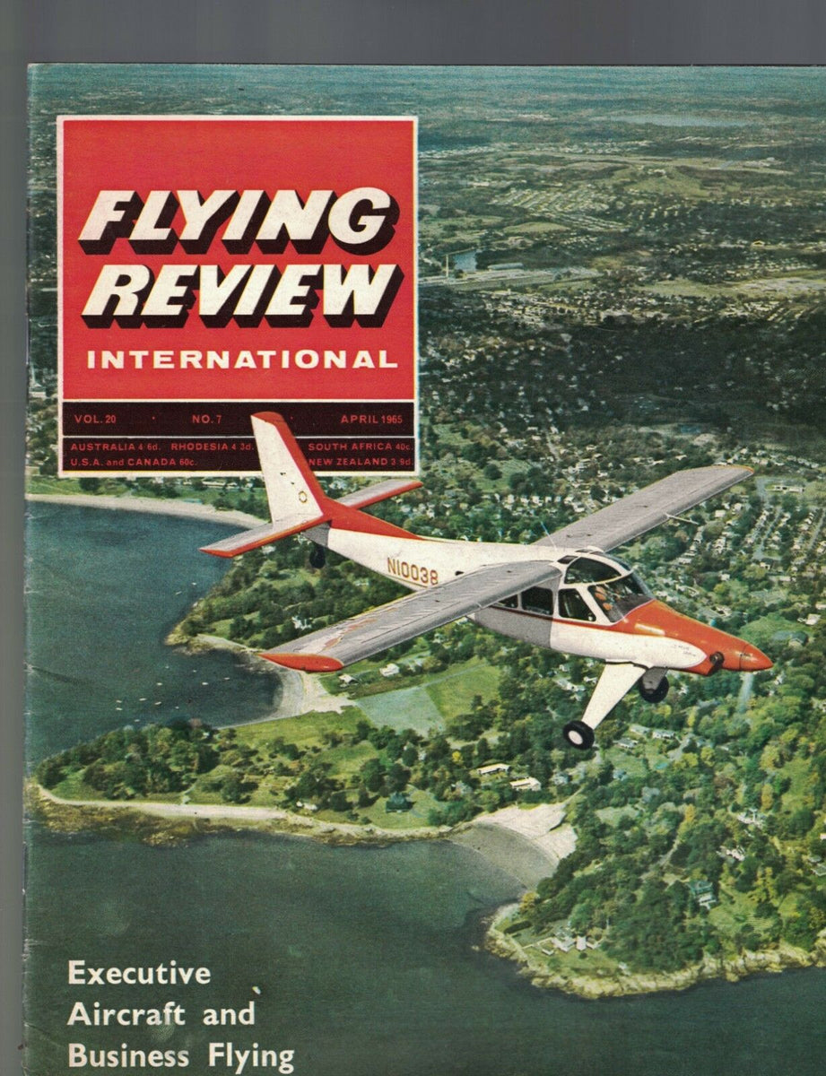 Flying Review International Magazine April 1965 C-5A Learjet Fairey Ba ...