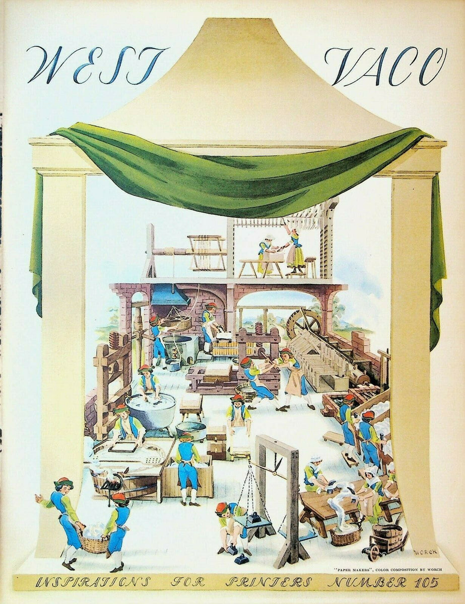 Westvaco Inspirations for Printers Magazine 105 1937 Worch – Papergoy