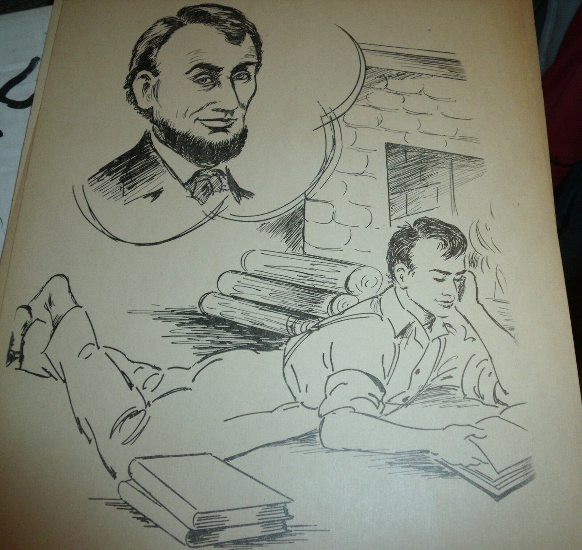 1950s Crescent Puritan Laundry & Dry Cleaners cardstock ad- Abraham Li ...