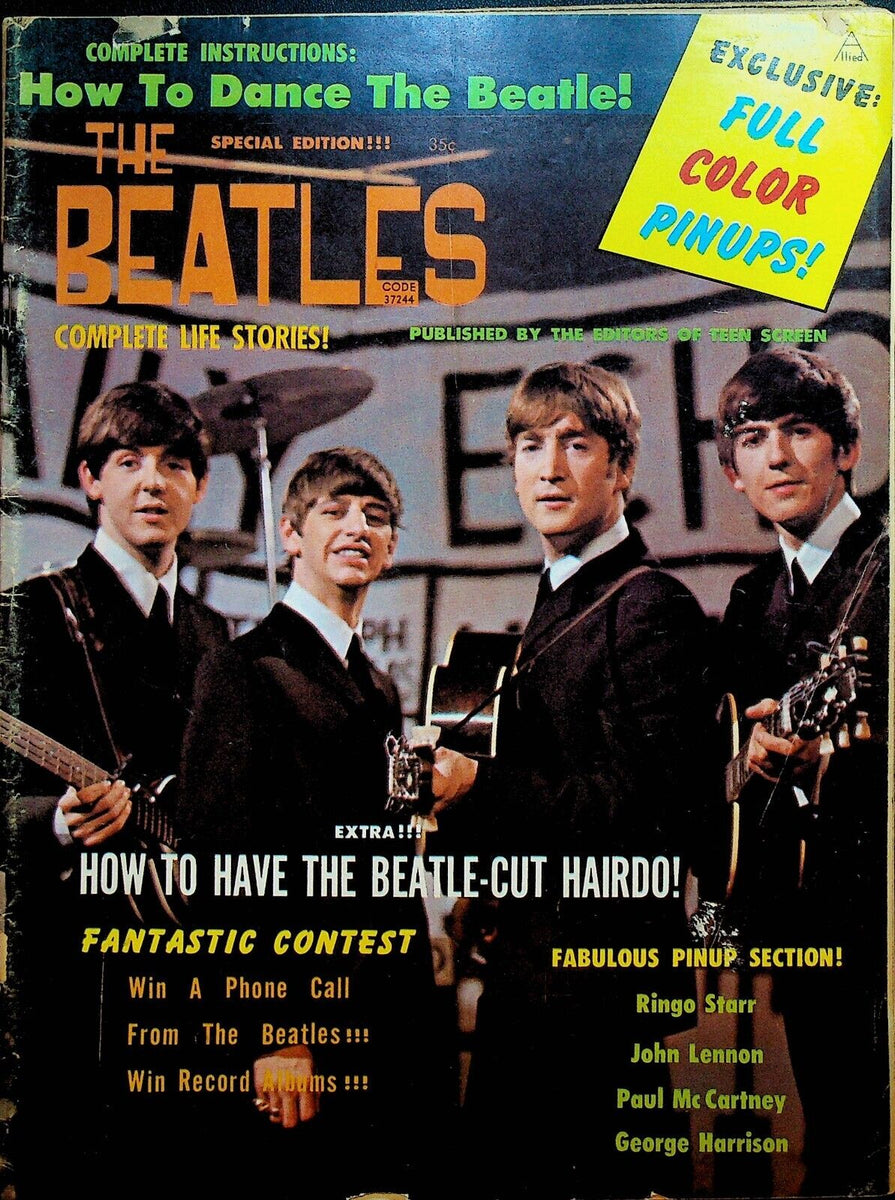 The Beatles Complete Life Stories Magazine 1964 John Paul Ringo George ...