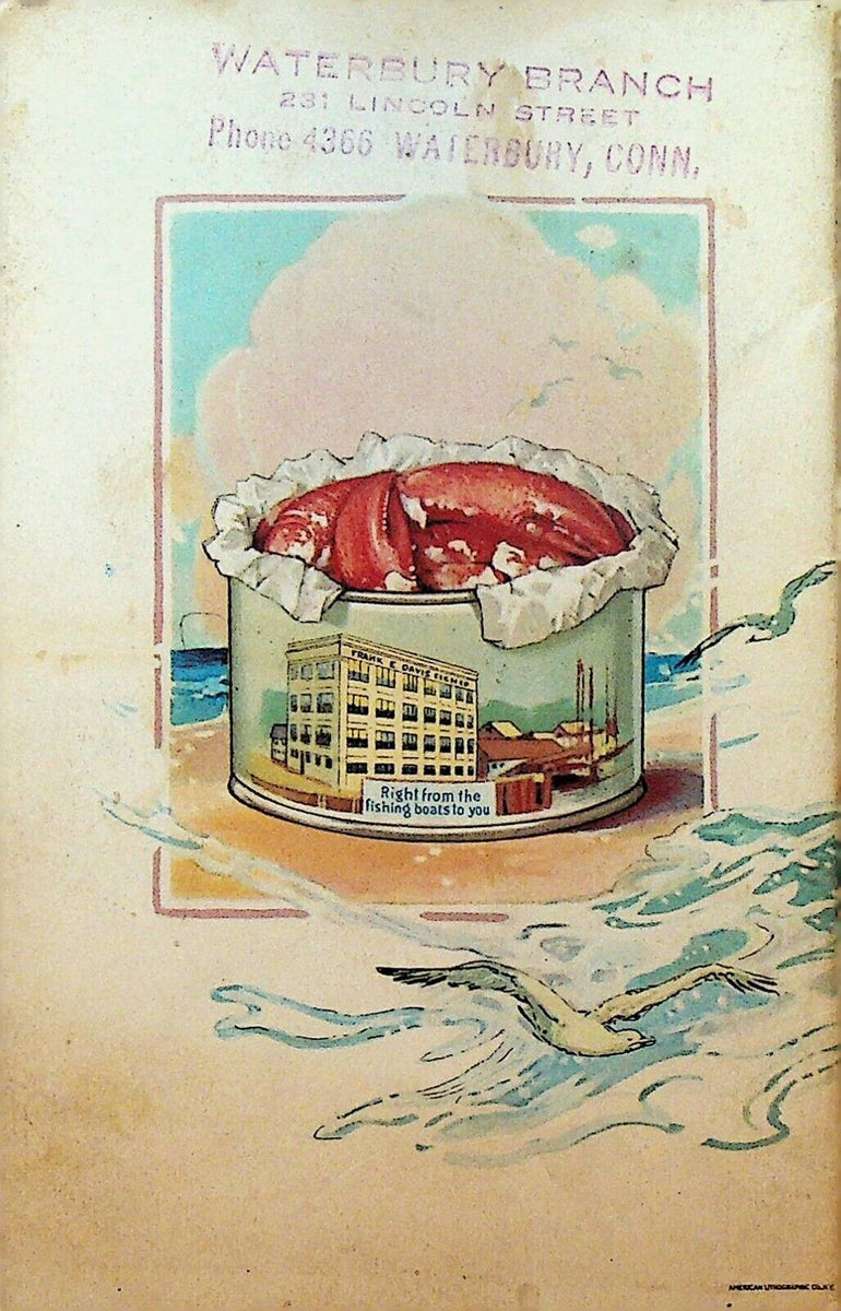 Sea Foods With the Tang o The Sea Recipe Booklet Frank E Davis Fish Gl ...
