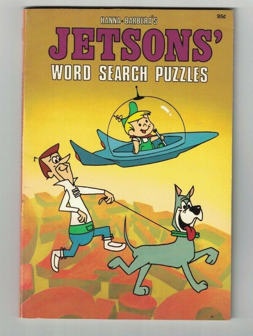 Jetsons' Word Search Puzzles Book Hanna-Barbera 1978 Softcover – Papergoy