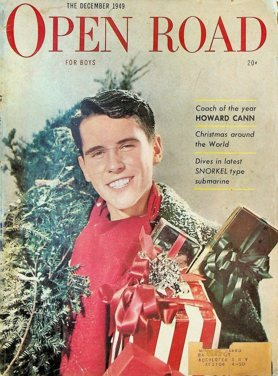 Open Road Magazine December 1949 Howard Caan Joseph Dunninger Rockefel ...