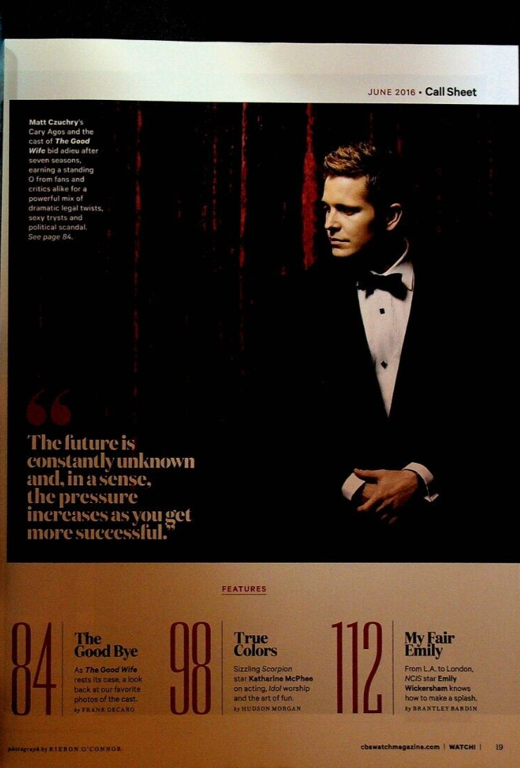 Watch Magazine June 2016 Katharine McPhee Emily Wickersham Sarah Shahi ...