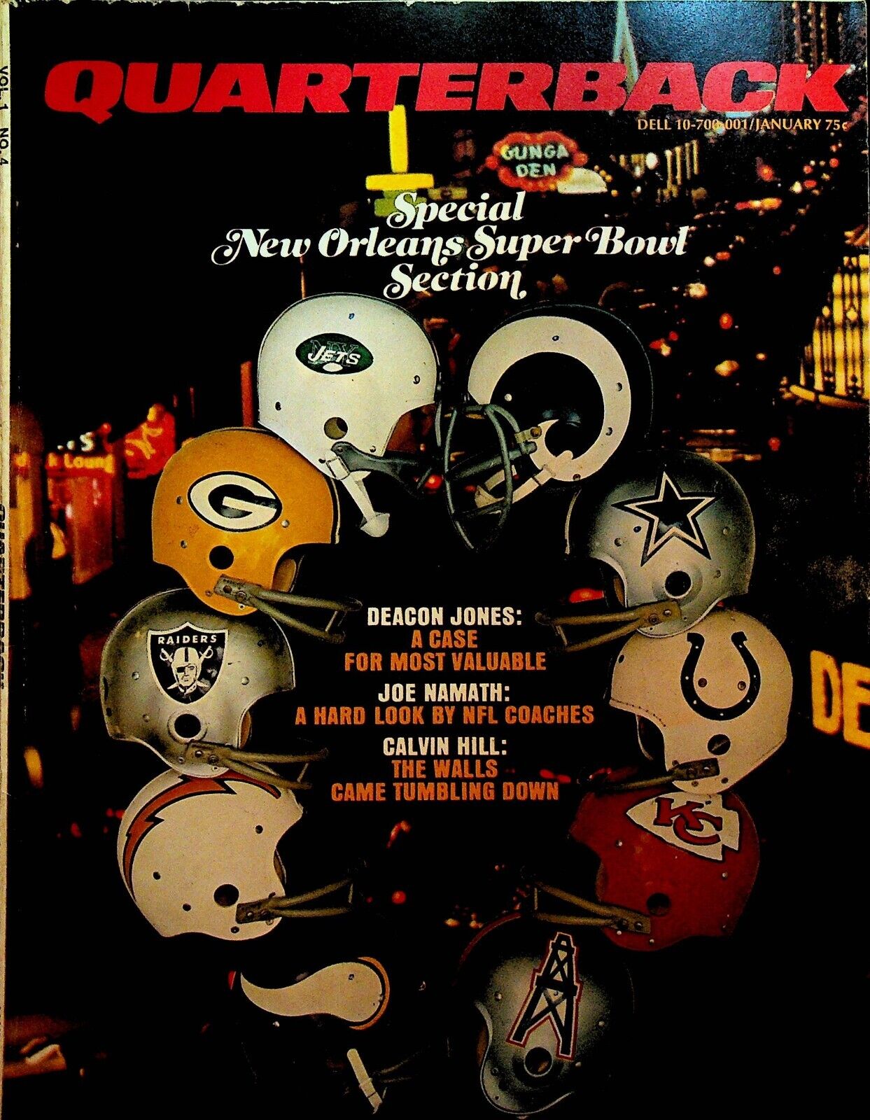Quarterback Magazine January 1970 Joey Heatherton OJ Simpson Deacon Jo ...