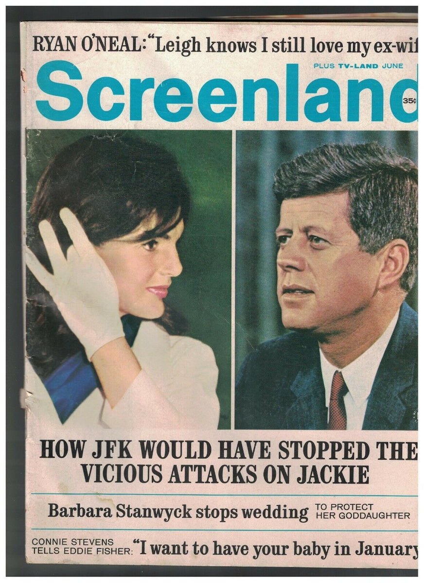 Screenland Magazine June 1967 JFK Jackie Kennedy Annette Funicello Elv ...