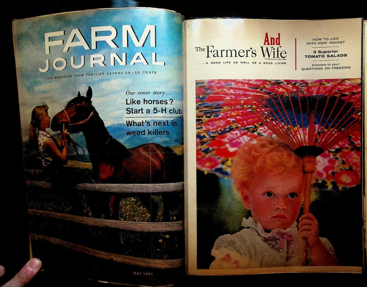 Farm Journal 1961 Magazine Covers Salesman Sample Folder Catalog – Papergoy